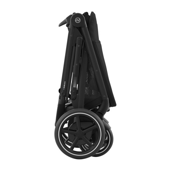 Cybex e-Gazelle S 3-in-1 Kinderwagen Set S - Black/Moon Black | Baby-Dump